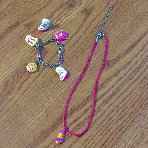 Shopkins | Accessories | Shopkins Necklace Bracelet And Ring Set | Poshmark